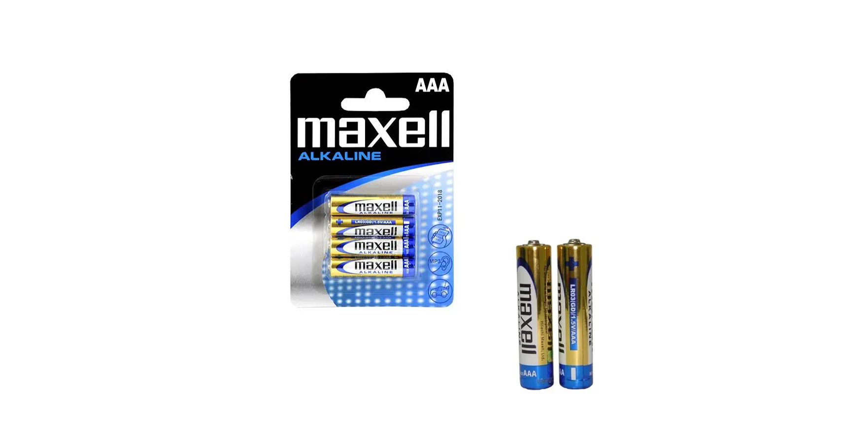 BAT-MX06 MAXELL AAA R03 alkáli elem, 4db/bliszter - Jet Elektronic Kft.