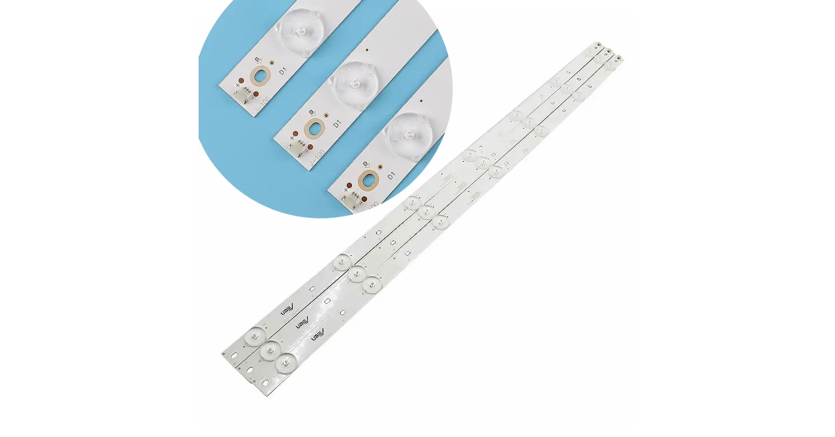 LED-TV045 Háttérvilágítás KIT PHILIPS 32coll LED TV-be, 7LED 3V, 3db/cs ...