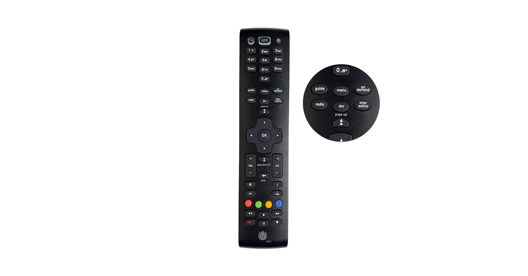 UPC RC2094501/B beltéri egység távirányító, eredeti - Jet Elektronic Kft.